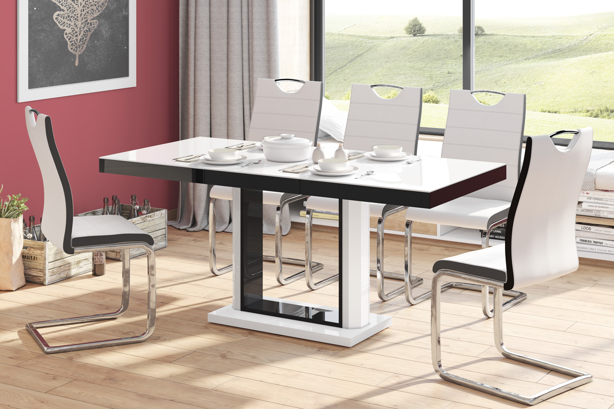 QUADRO 120 table (high gloss) - HubertusFurnitures.EU