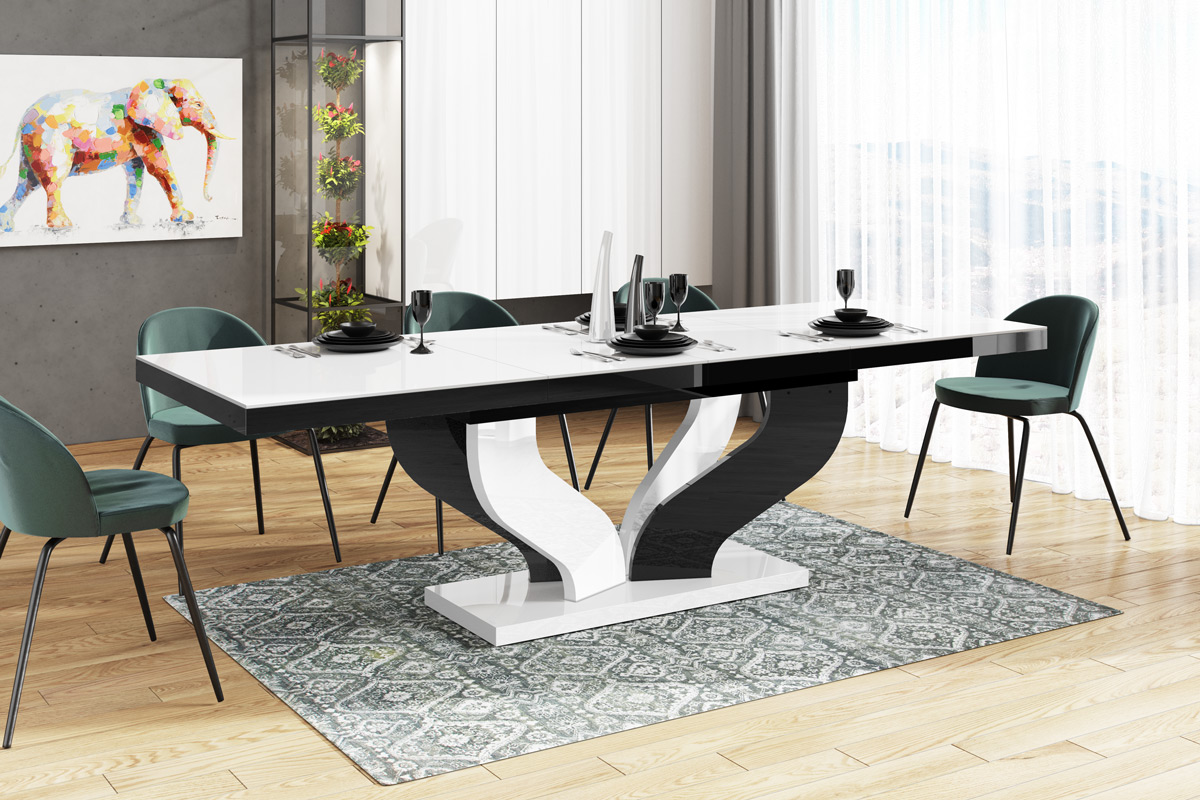VIVA 160 table (high gloss) - HubertusFurnitures.EU